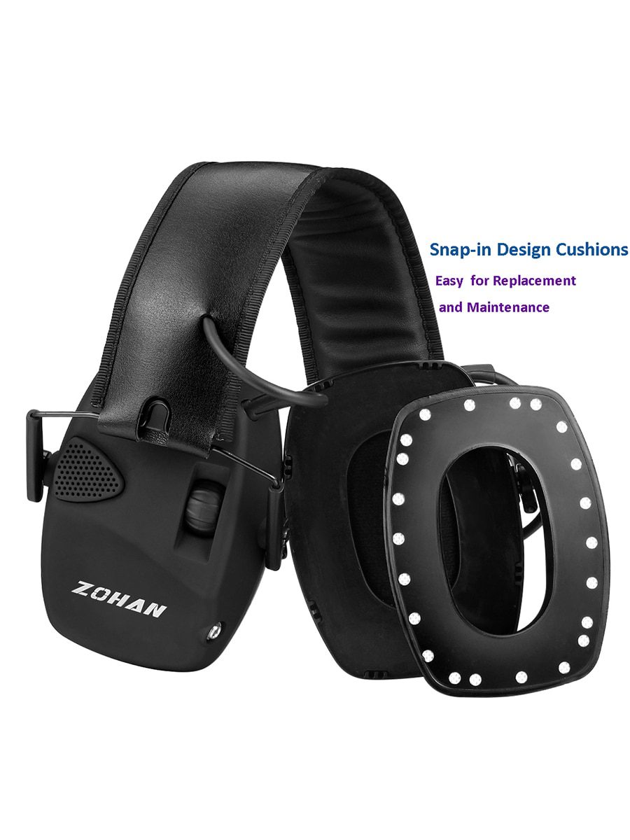 Electronic Safety Ear Muffs For Shooting - Tactical Trading