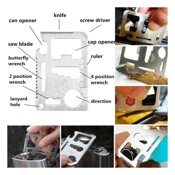 Outdoor Emergency Survival Training Kit Sos Survival Tool Pack 6 in 1 ...
